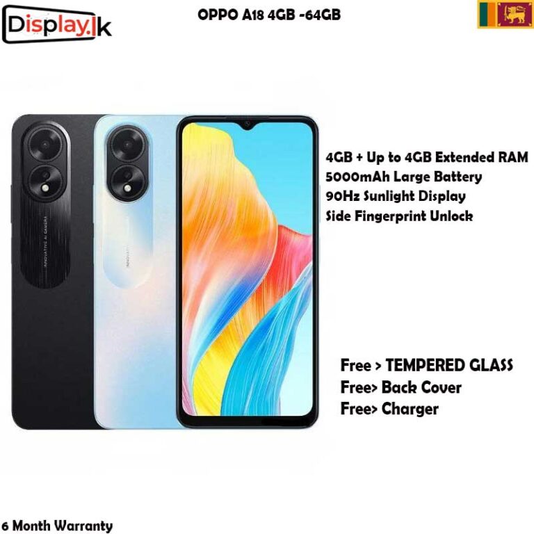 OPPO A18 4GB -64GB – Display.LK