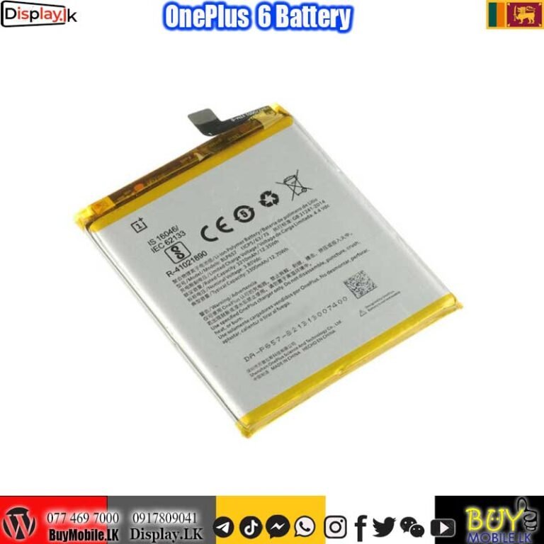 OnePlus 6 Battery - Display.LK